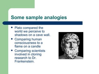 Analogies and refutation | PPT