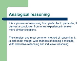 Analogies and refutation | PPT