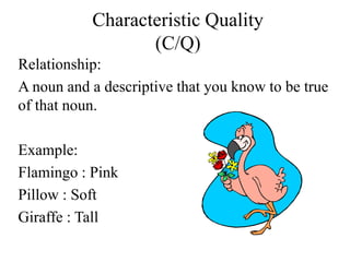 Analogy Examples