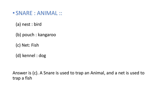 ANALOGIES part 1 for competitive exams ; GAT | PPTX | Musical ...