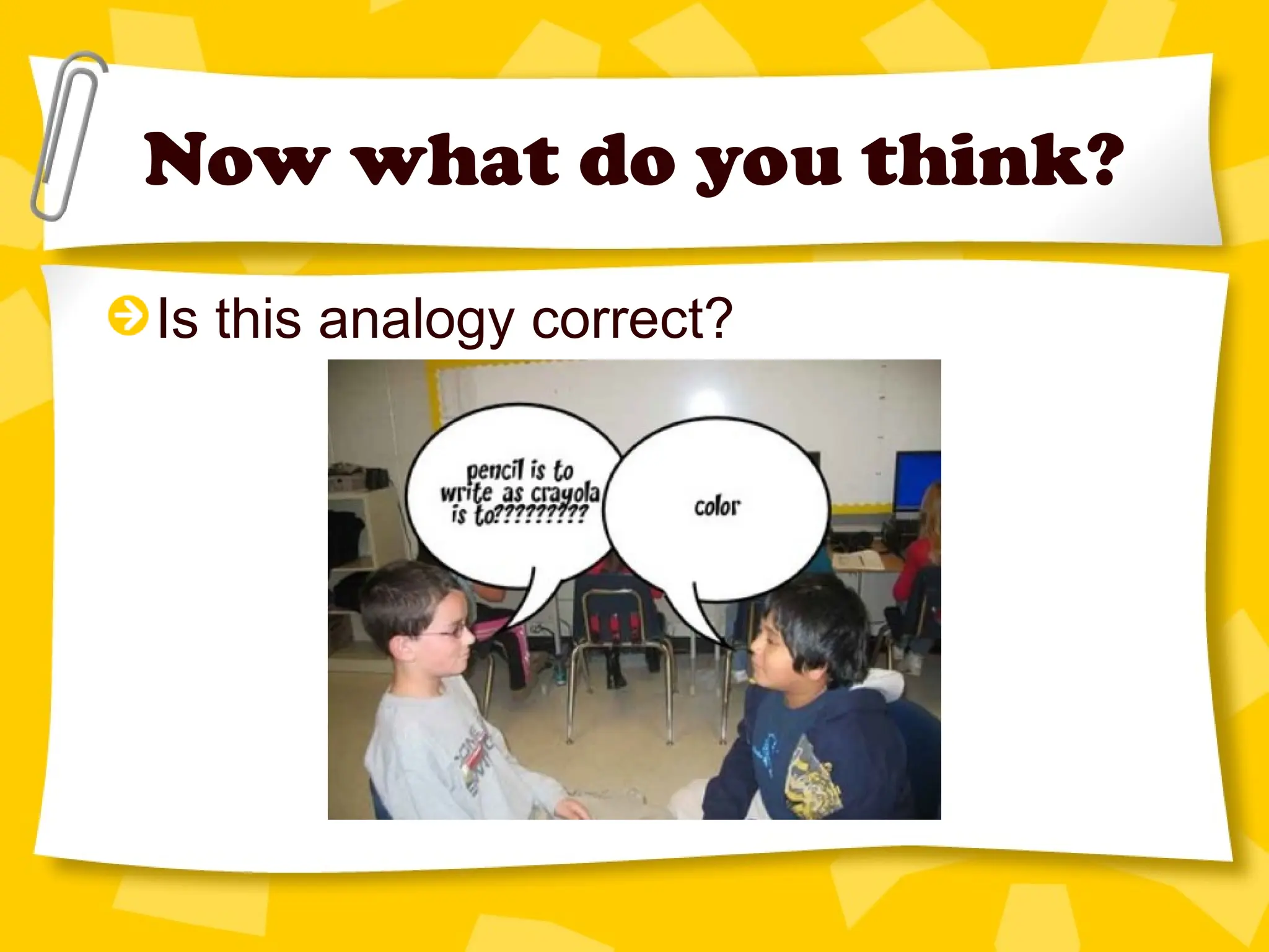 Powerpoint Presentation for teaching analogy to Grade 7 to 10 learners ...