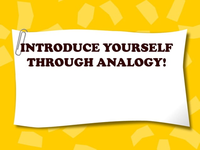 Powerpoint Presentation for teaching analogy to Grade 7 to 10 learners ...