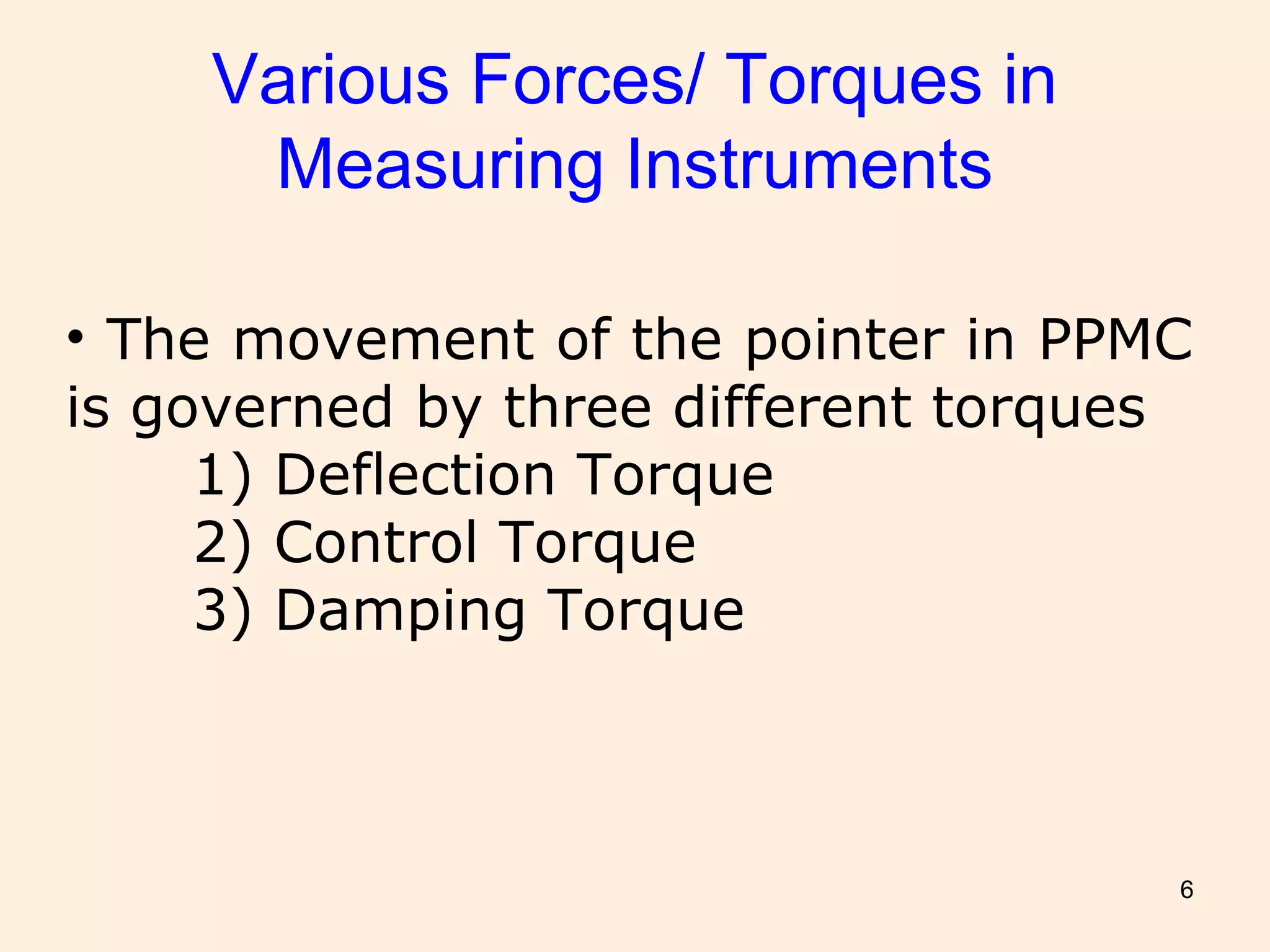 Classification (Analog instruments) | PPT