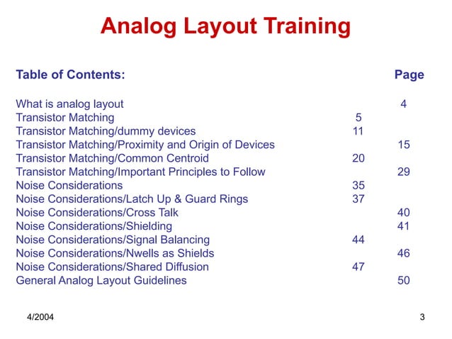 Analog Layout Basic Analog Layout Basic Analog Layout Basic Pptx Physics Science