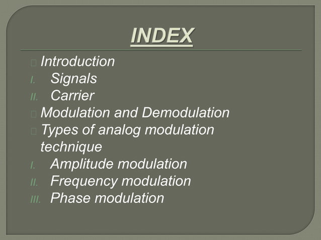 Analog modulation | PPTX