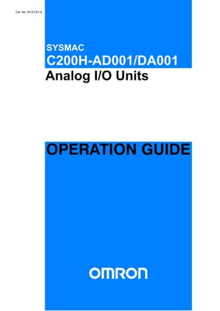 Analog module omron | PDF