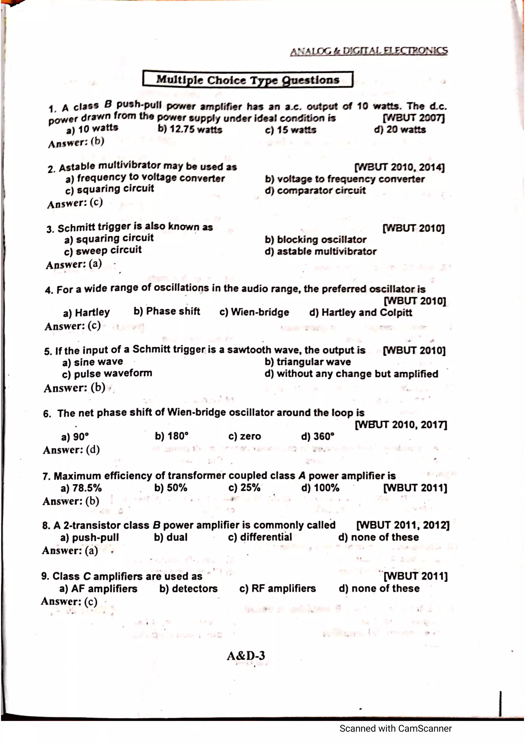 Analog Electronic Circuits Pdf