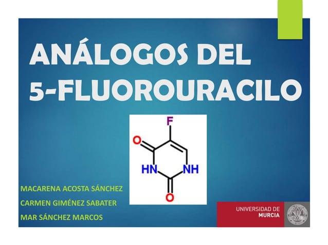 Análogos del 5-fluorouracilo | PDF | Pharmaceutical Drugs | Medical Health