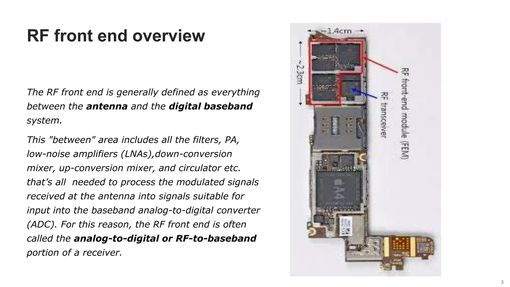 Analog RF Front End Architecture | PPTX | Digital Audio | Computer ...