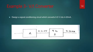 Analog signal conditioning | PPTX