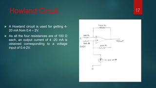 Analog signal conditioning | PPTX