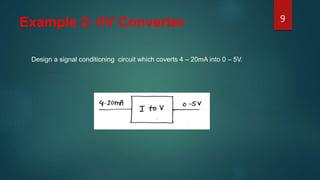 Analog signal conditioning | PPTX