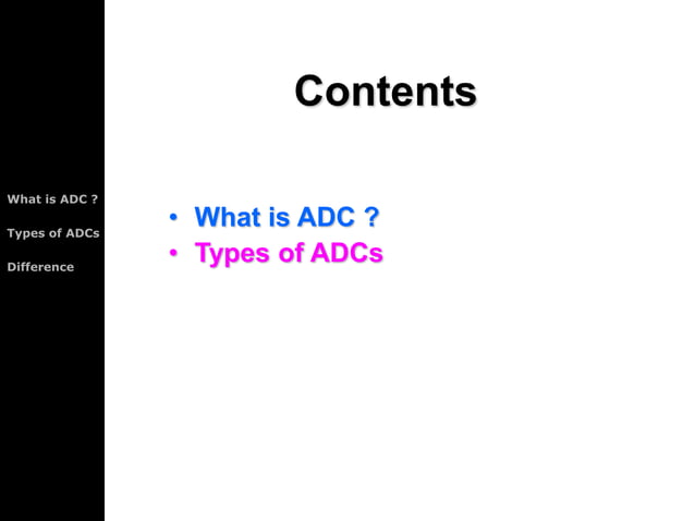 Analog to digital converter (ADC) | PPT | Digital Audio | Computer Software and Applications