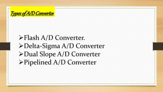 Analog to digital converter (ACD) | PPT
