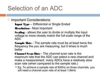 Analog to digital converters, adc | PPT