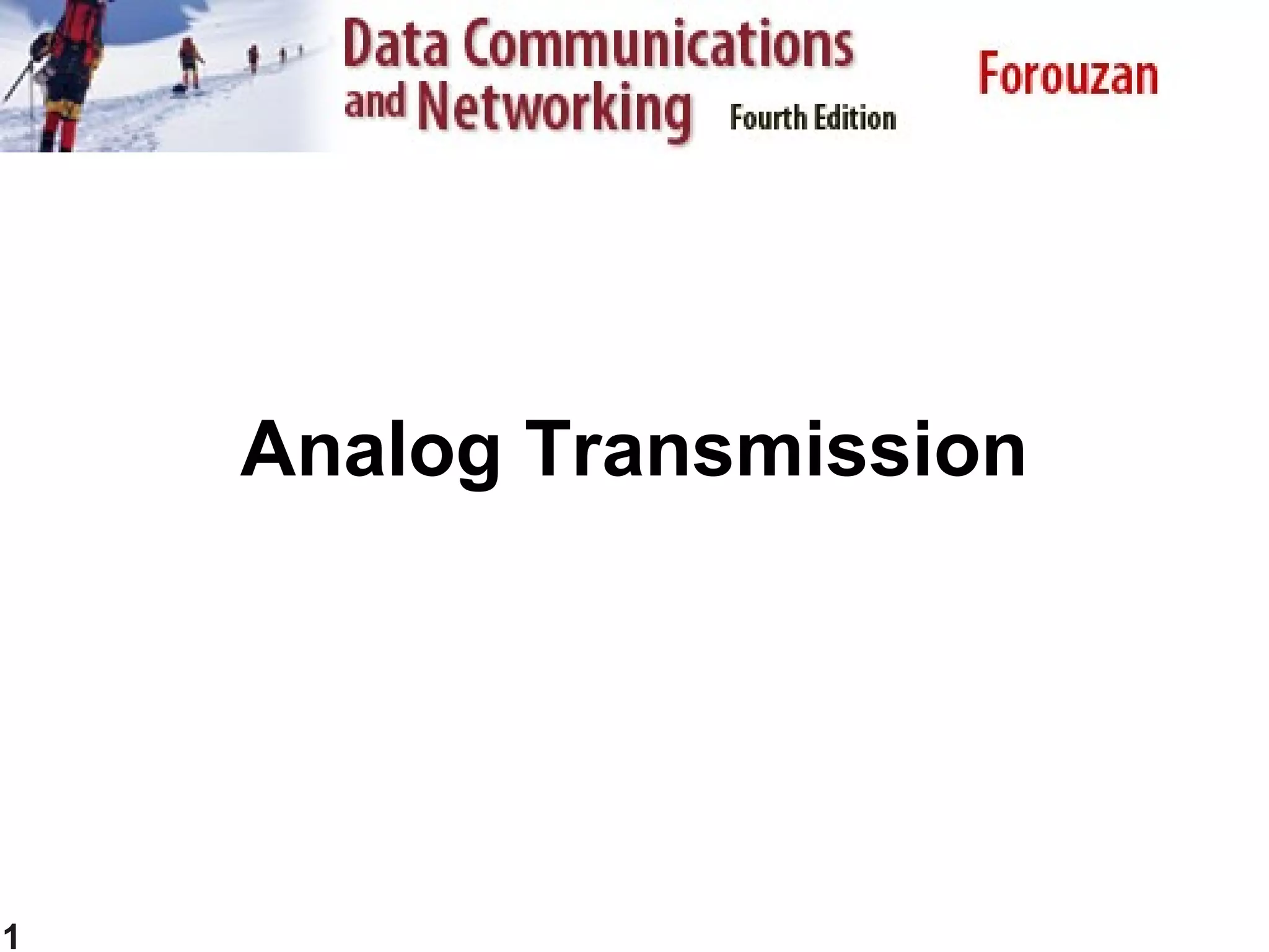 Analog transmission | PPT