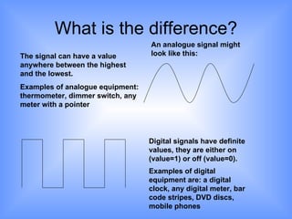 Analogue Or Digital | PPT | Technology & Computing