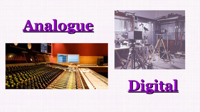 Analogue and digital | ODP | Technology & Computing