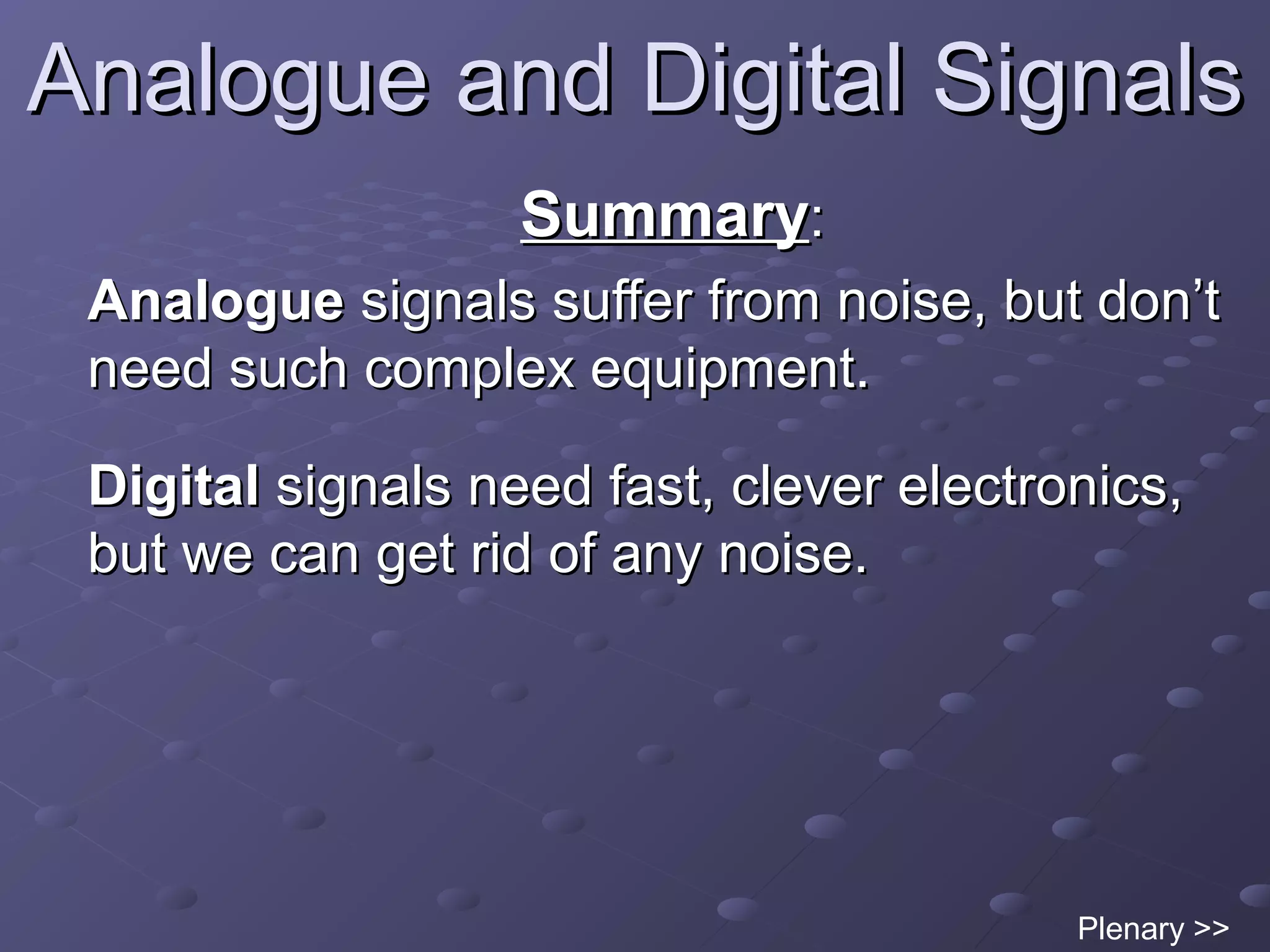 Analog anddigital signals | PPT