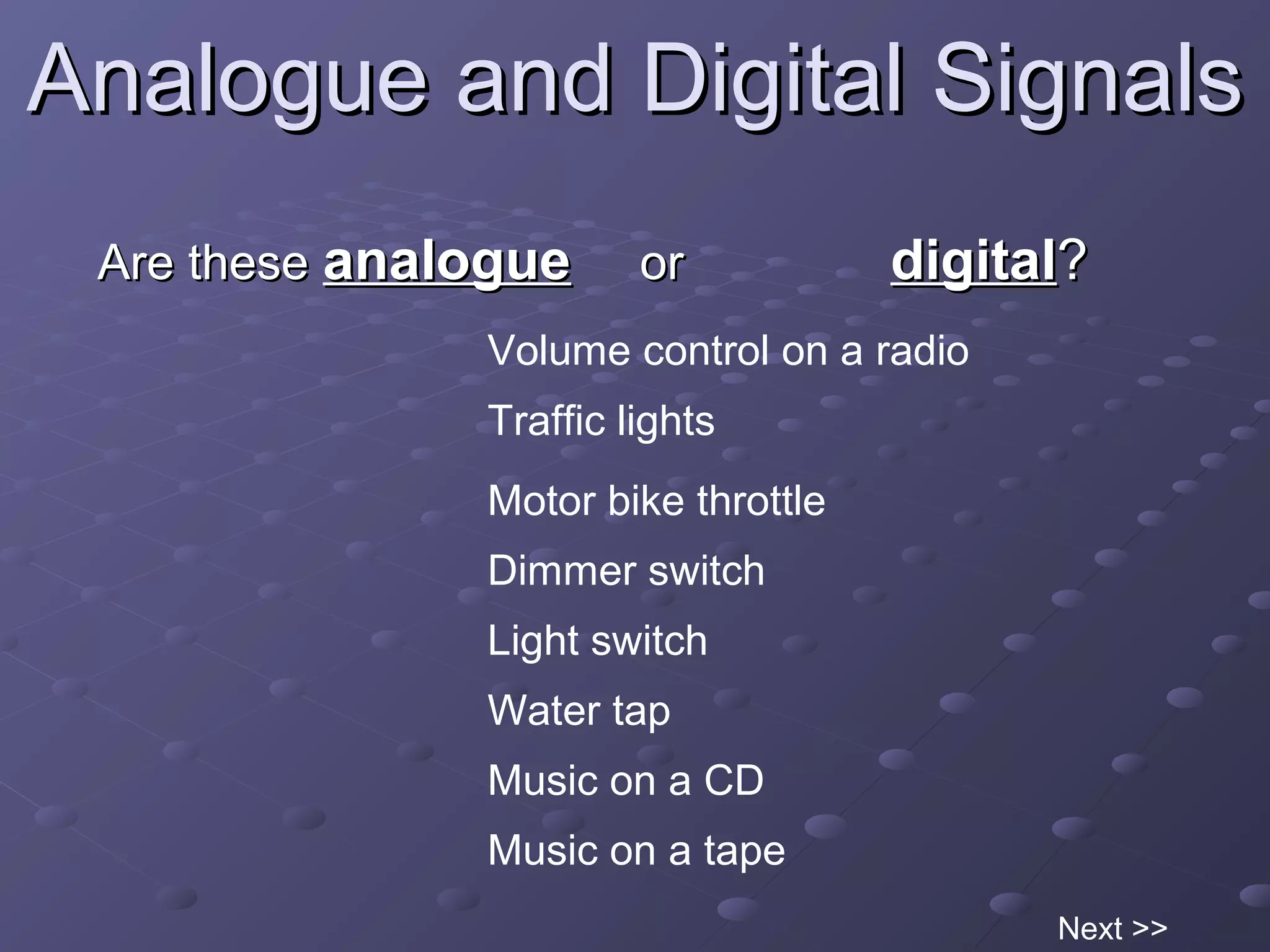 Analog anddigital signals | PPT