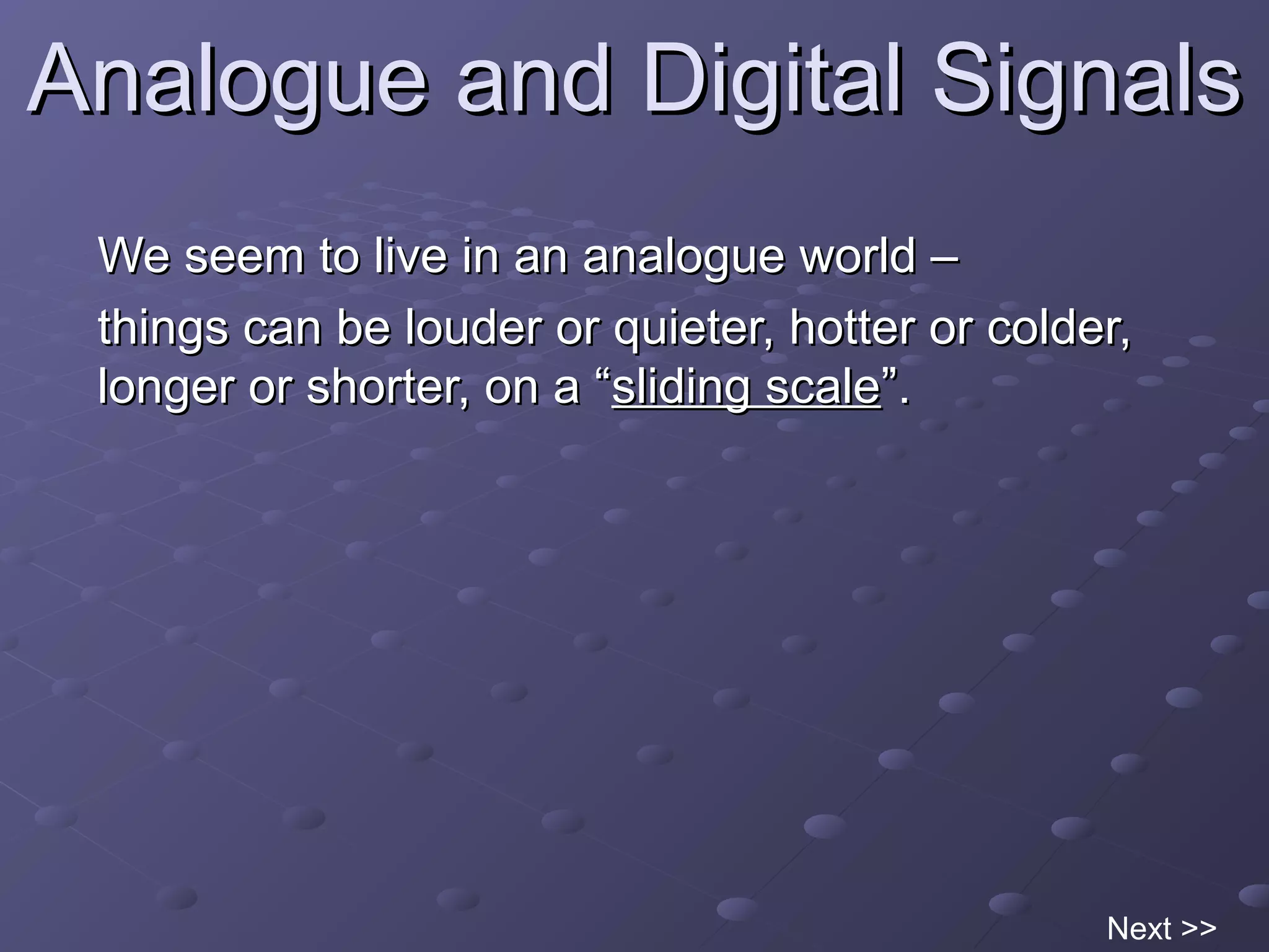 Analog anddigital signals | PPT