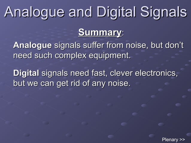 Analog anddigital signals | PPT