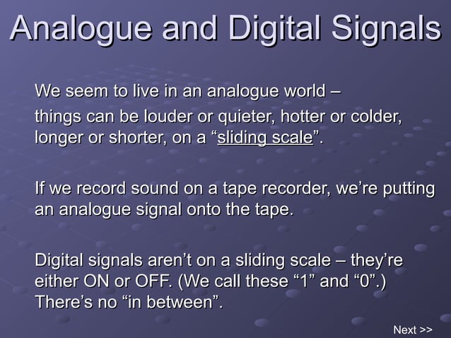 Analog anddigital signals | PPT