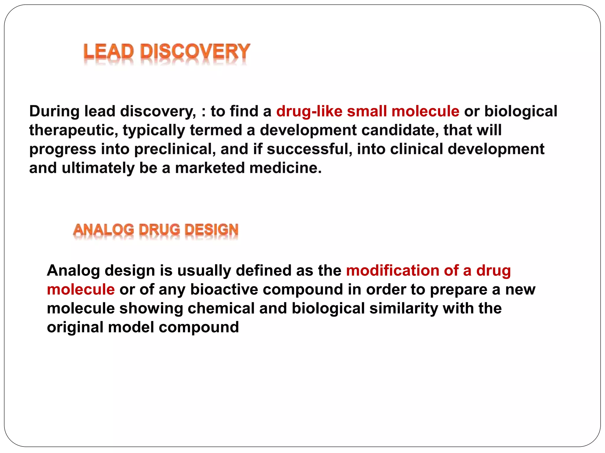 analogue based drug design and discovery.pptx