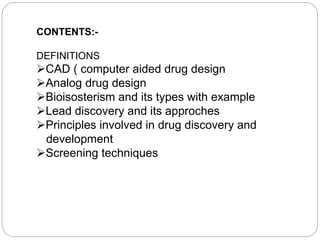 analogue based drug design and discovery.pptx