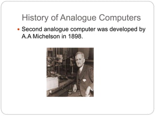 Analogue computers | PPTX