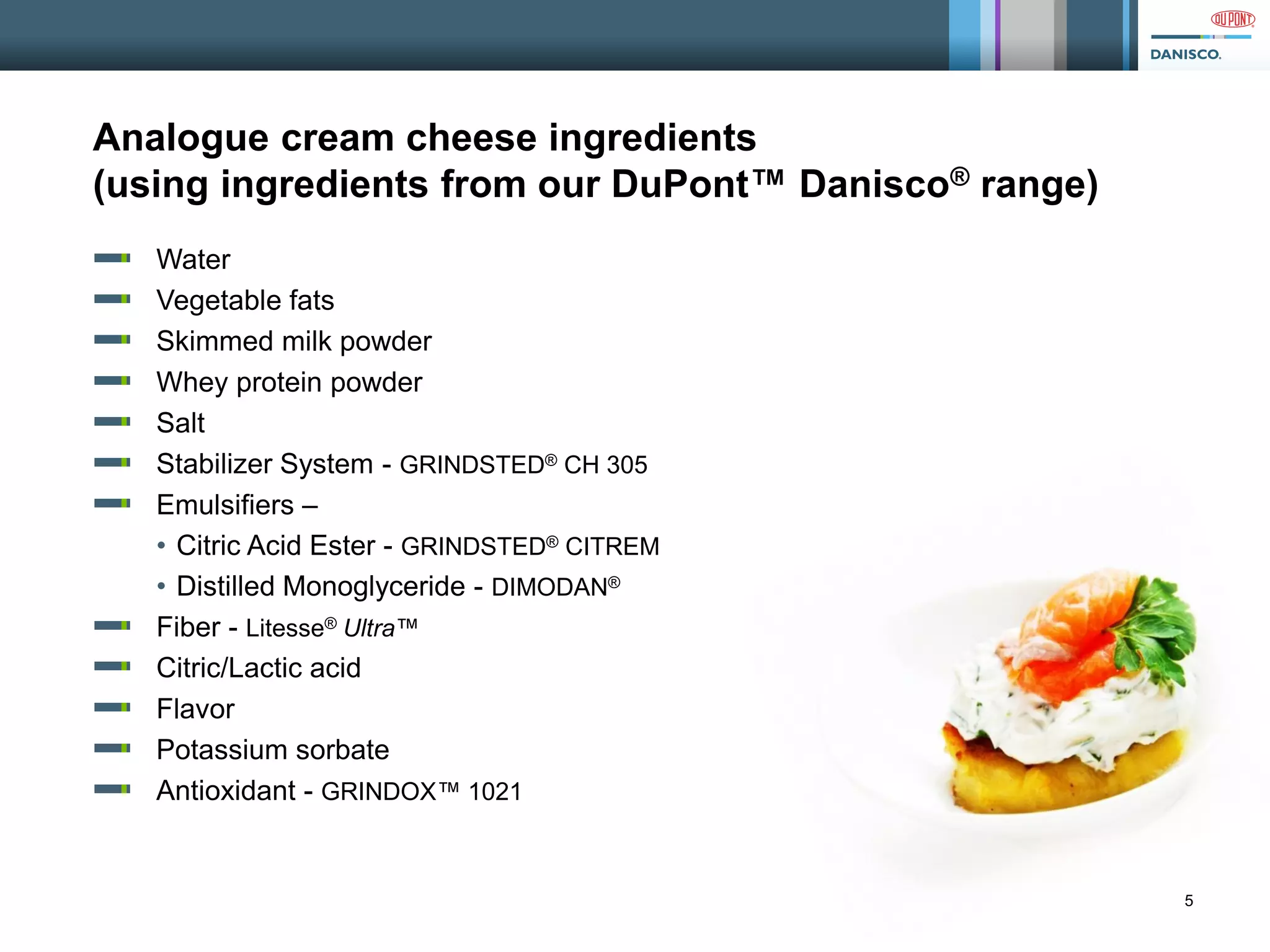 Analogue cream cheese | PDF
