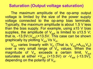 Analogue Electronics - Output Voltage Saturation .pdf