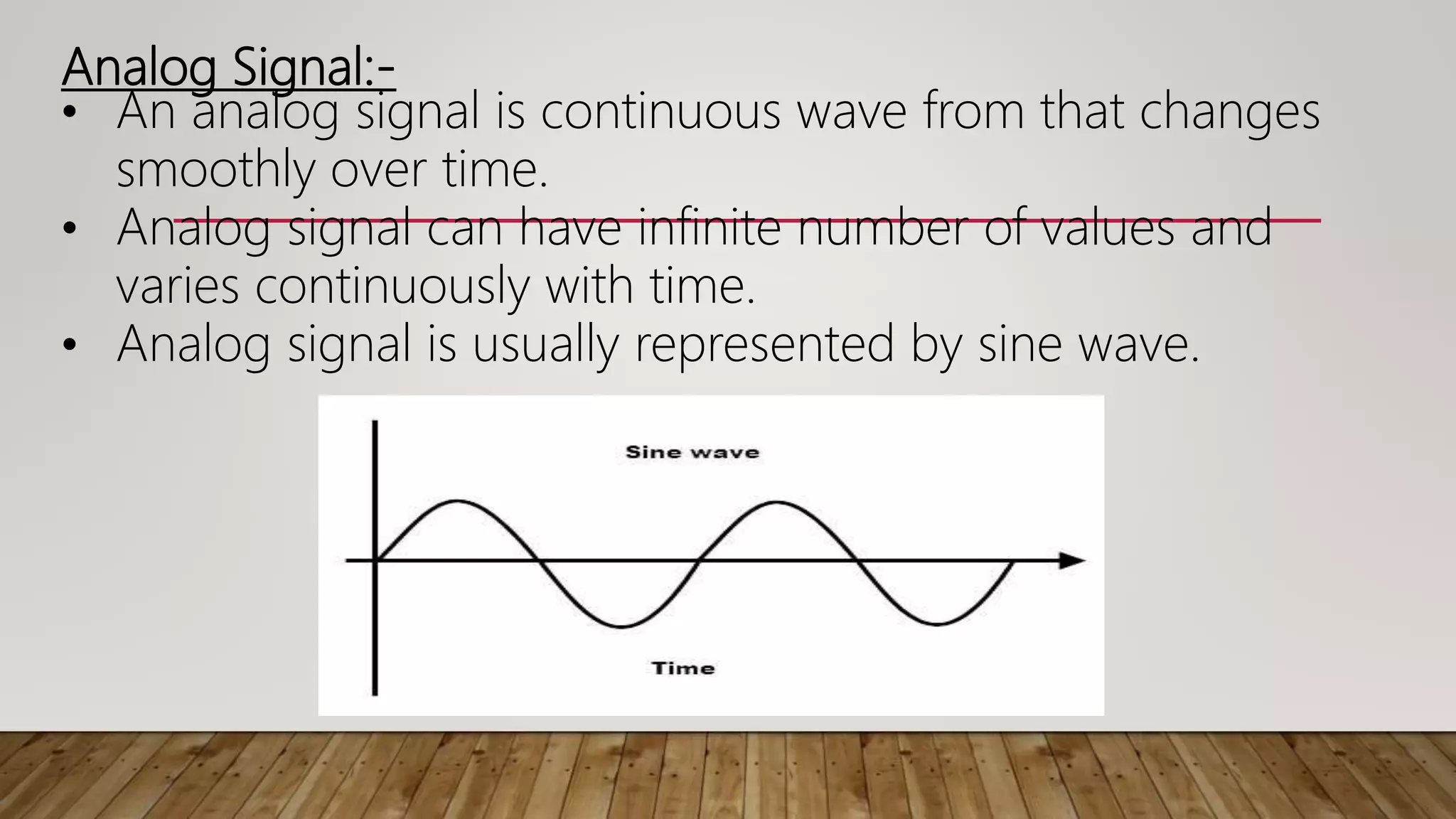 Analog Vs Digital Communication Pptx Computer Networking Computing