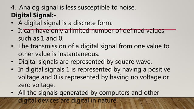 Analog Vs Digital Communication Pptx Computer Networking Computing