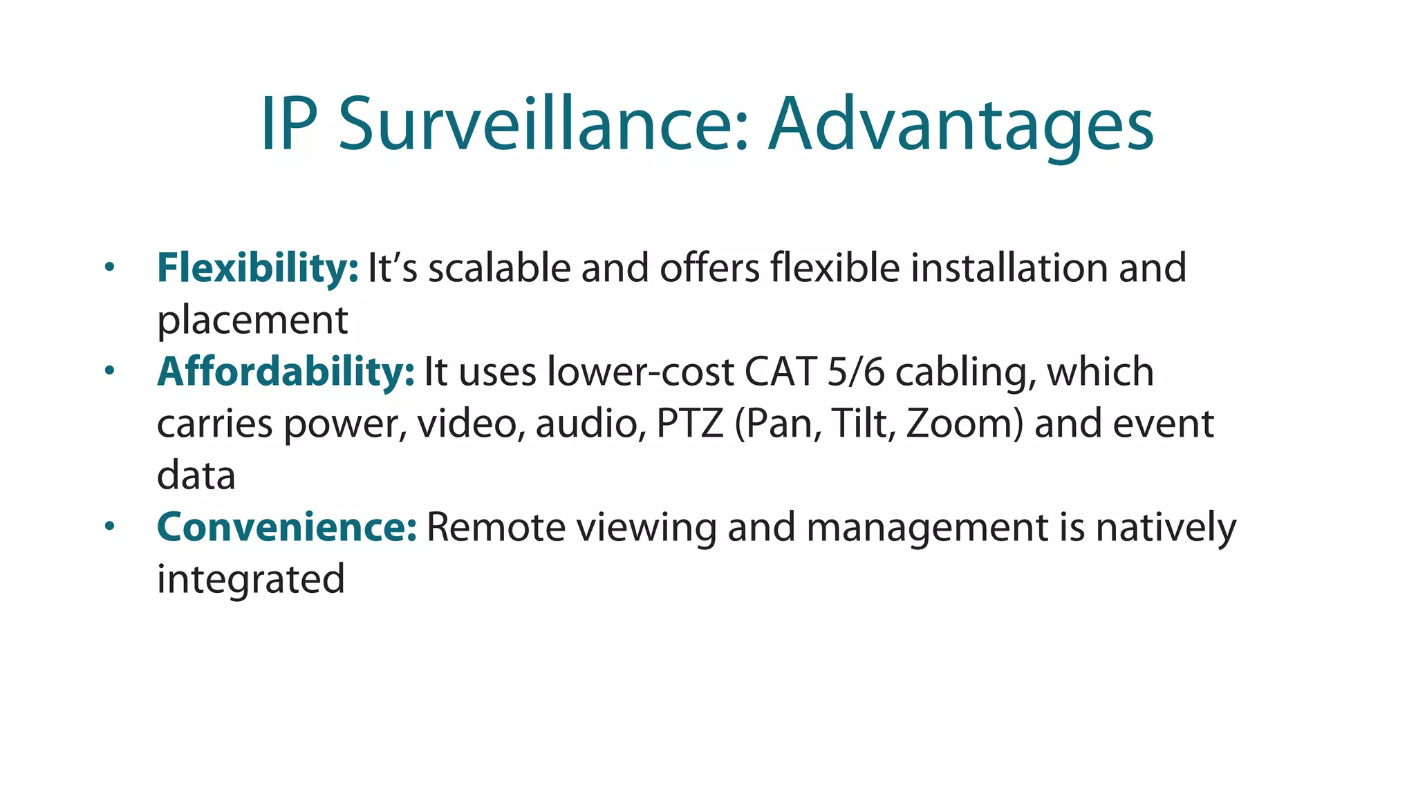 Analog CCTV Cameras vs. IP Cameras | PPT