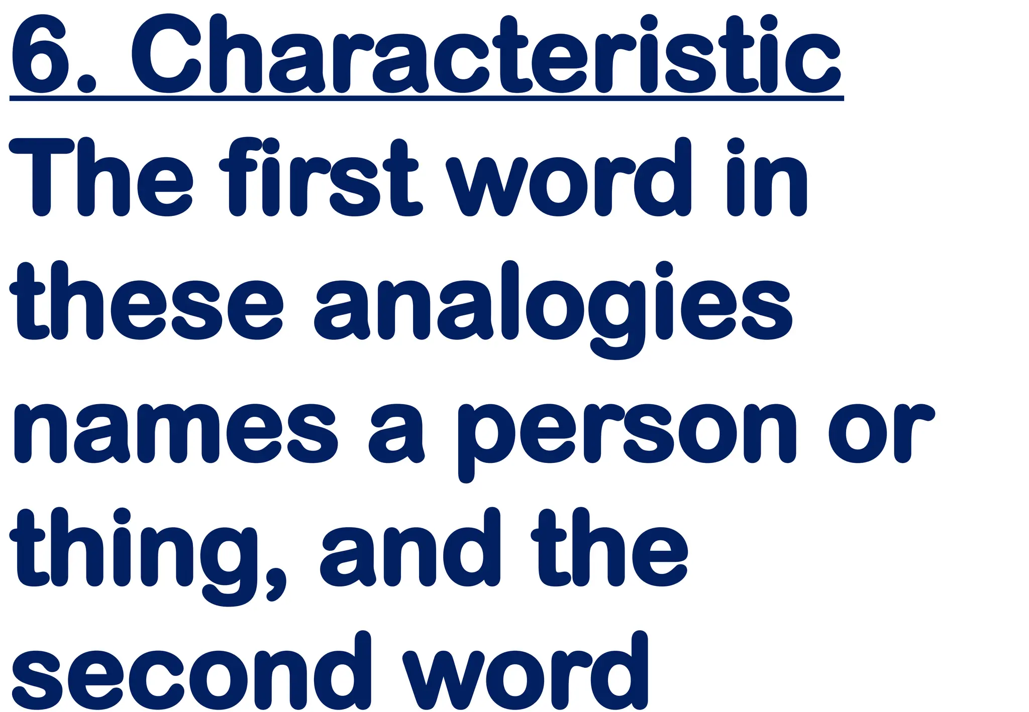 English VII- Analogy Examples PowerPoint | PPT English VII- Analogy Examples PowerPoint | PPT