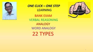 Bank Exam Analogy Types | PPT