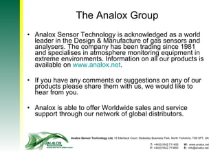 Analox Military Systems | PPS