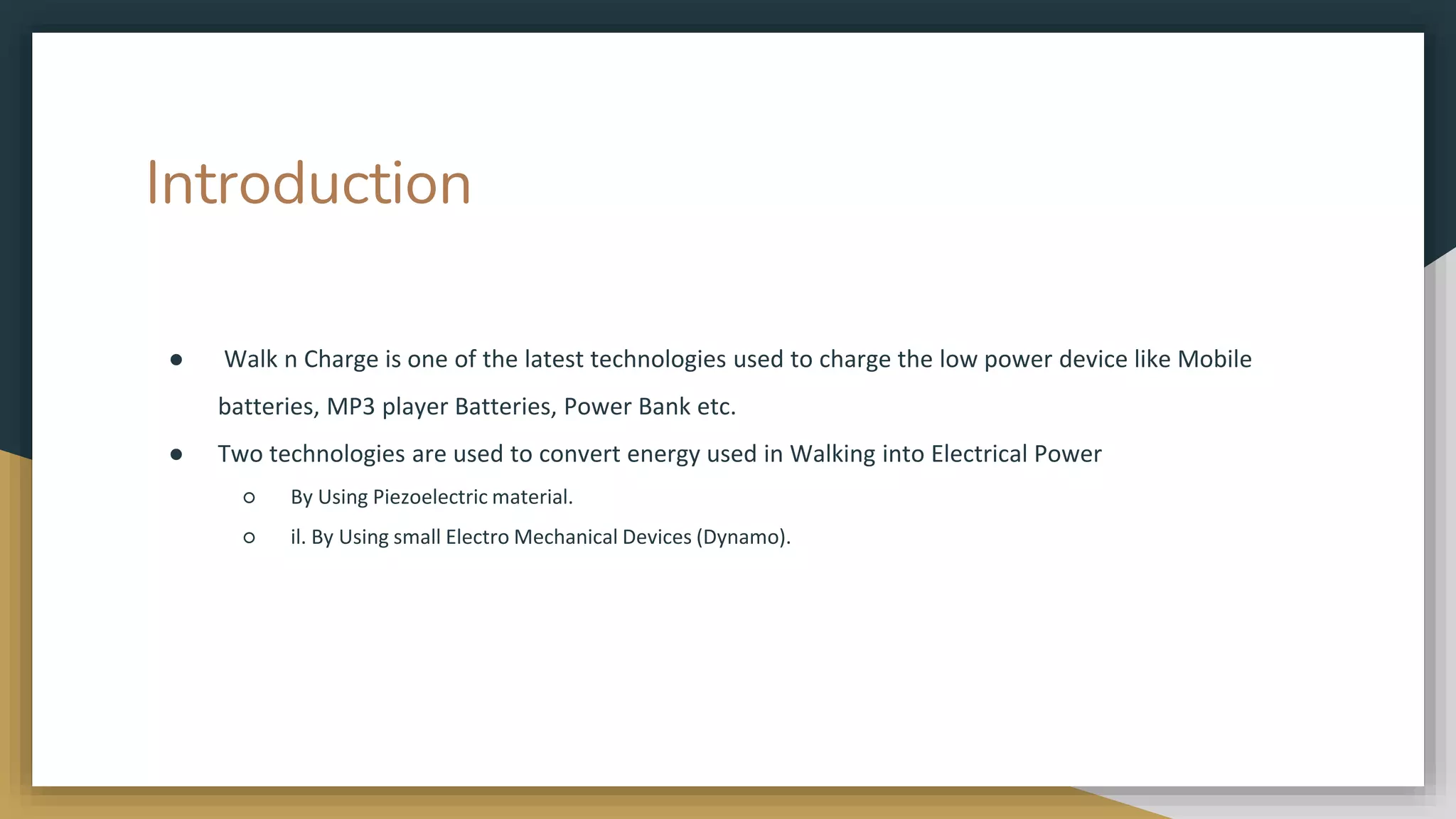 WALK AND CHARGE.pptx