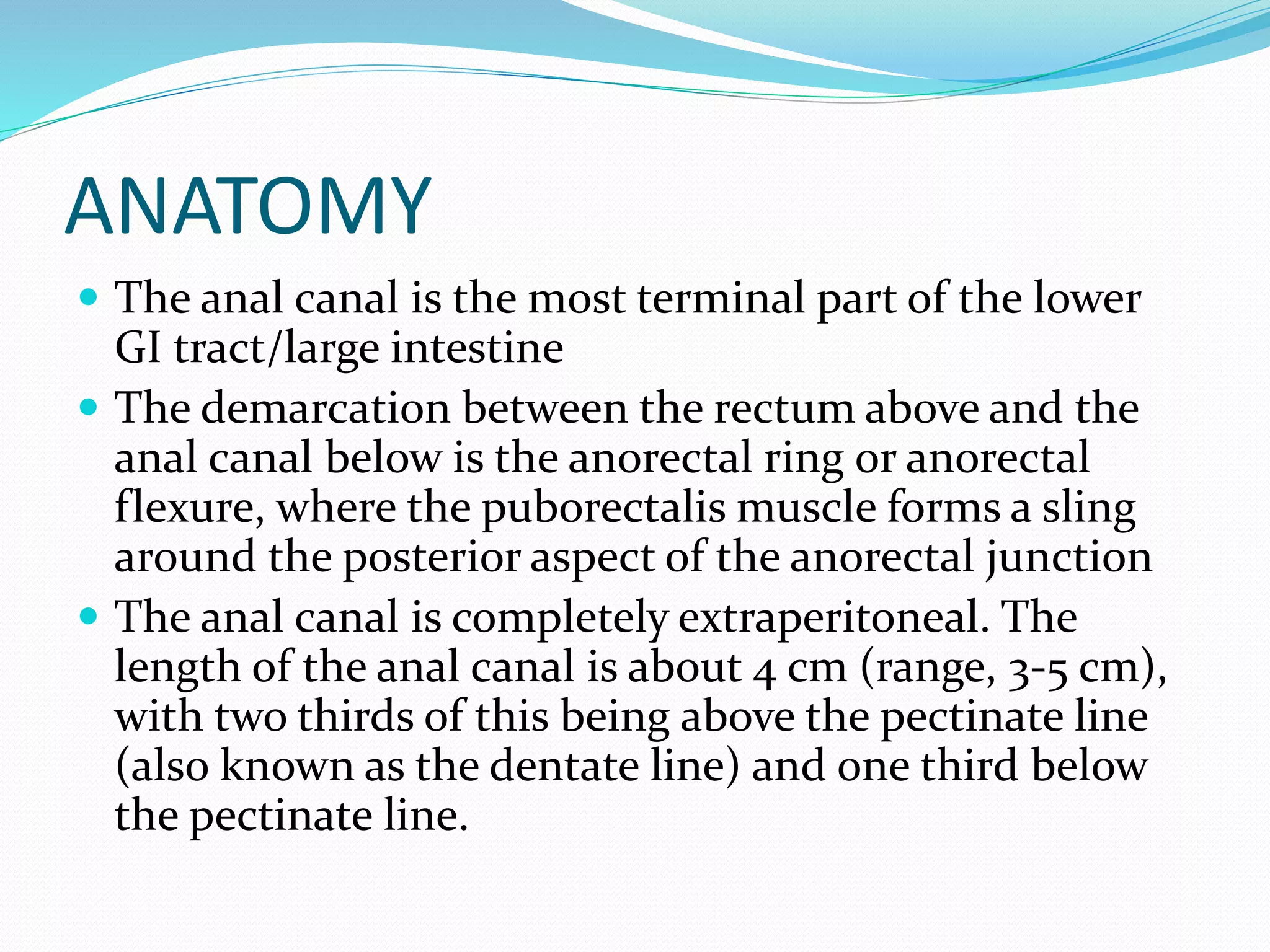 Anal stenosis | PPTX
