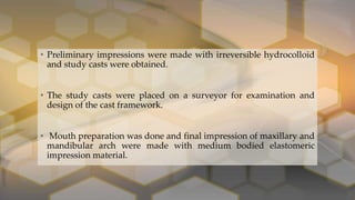 An altered cast procedure to improve tissue support | PPTX