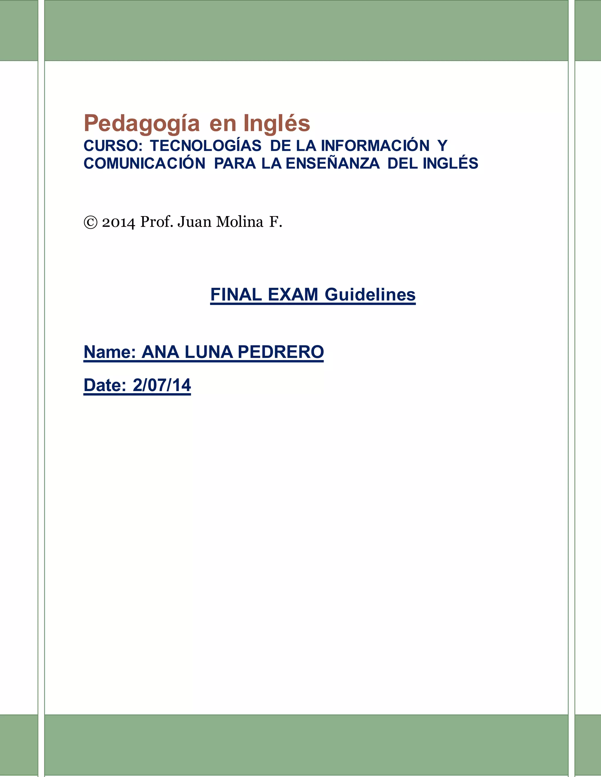 ICT FINAL EXAM | DOCX