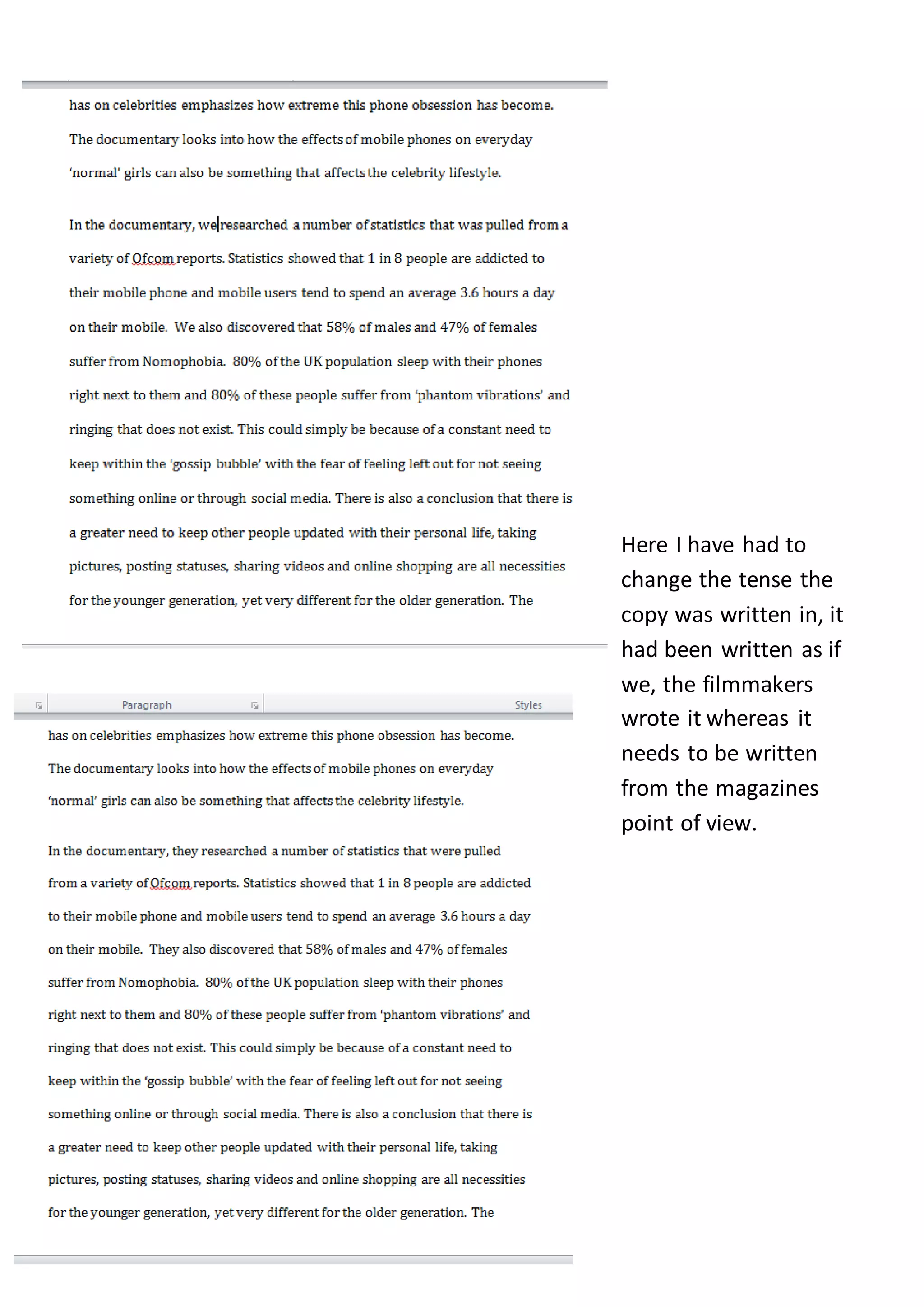 Analyising and editing article copy | PDF