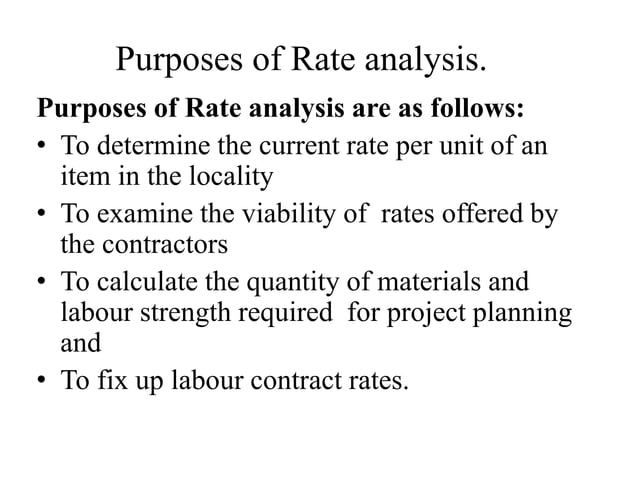Analyis of Rate MODULE VI October 2022.pptx