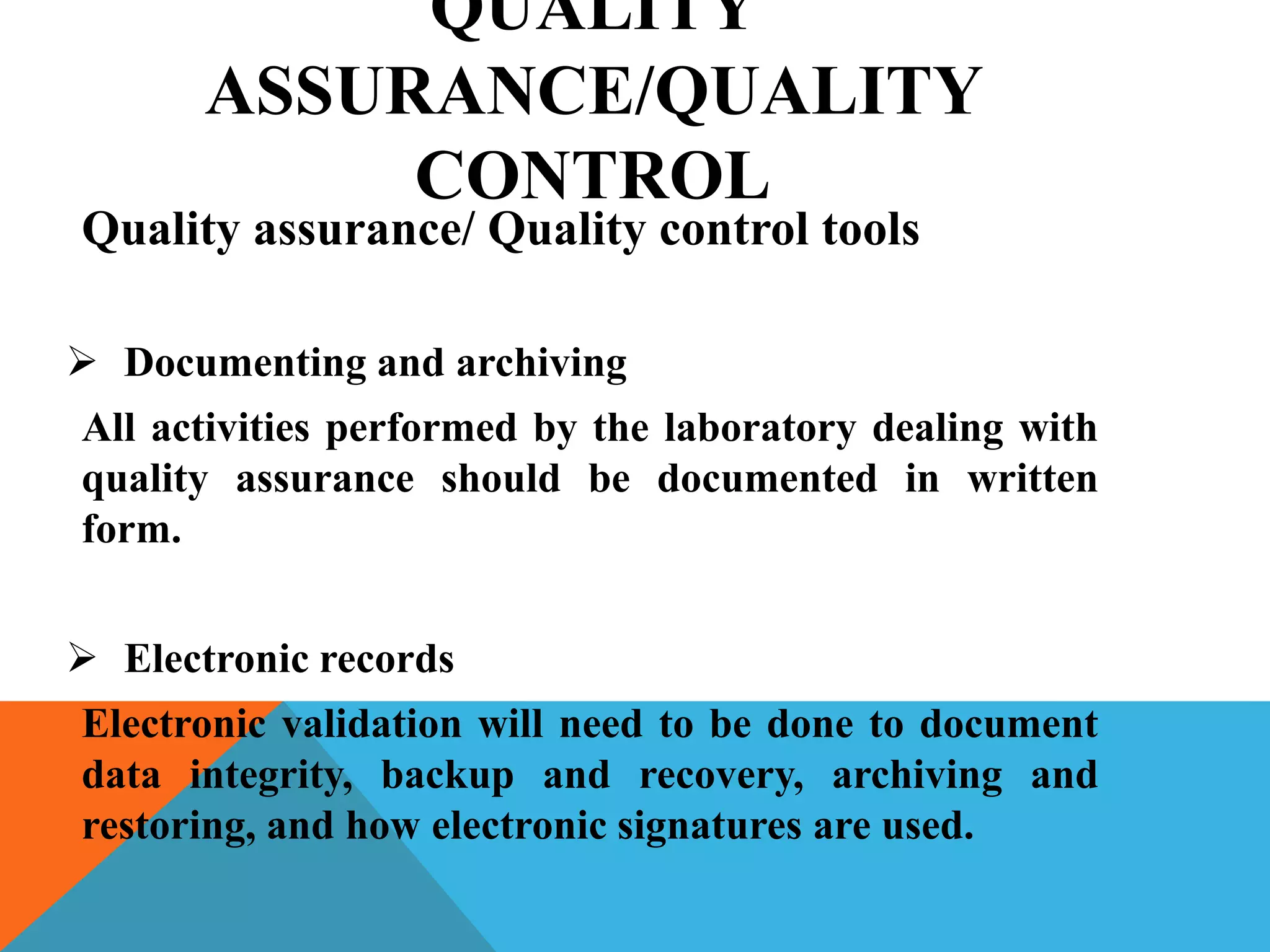 Quality Control | PPTX