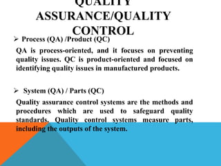 Quality Control | PPTX