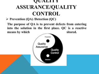 Quality Control | PPTX | Chemistry | Science