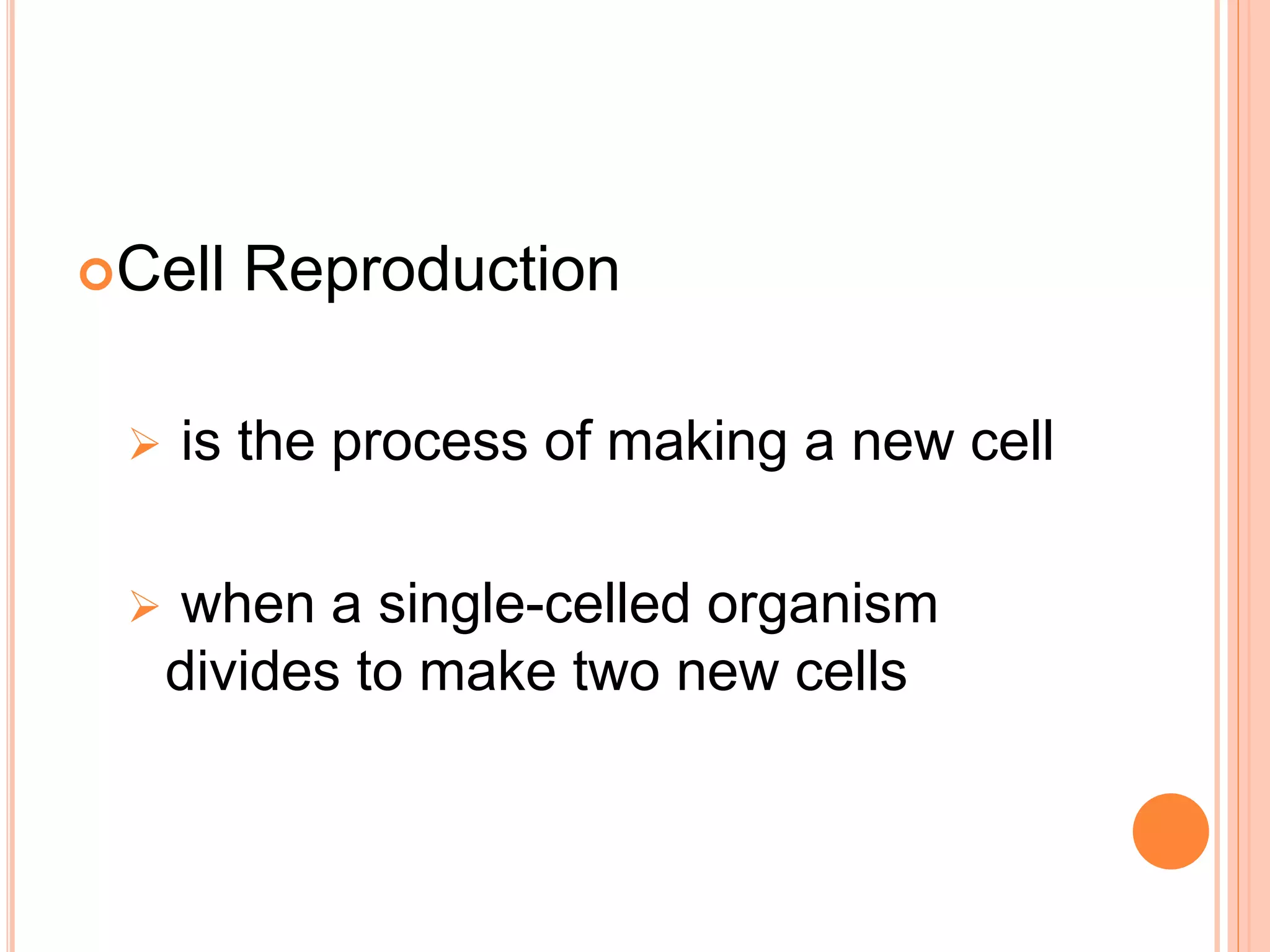 Cell Reproduction | PPTX