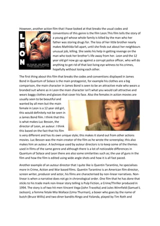 Analyse a film | PDF