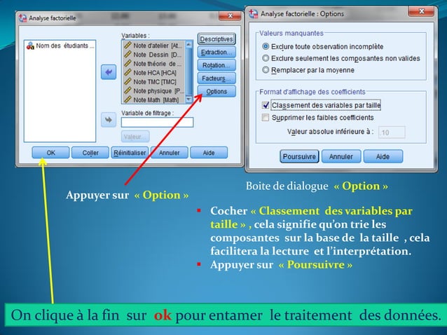 Analyse En Composantes Principales Acp Sous Spss Principal Component